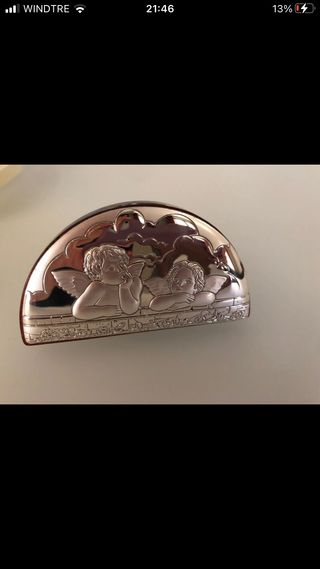 icona angeli in argento