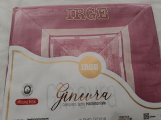 Set completo letto matrimoniale in cotone 100%