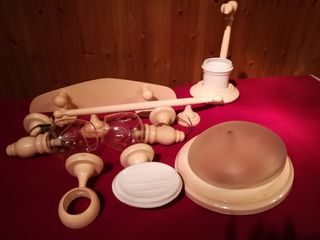 Completo bagno legno laccato bianco