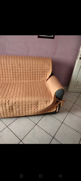 Copri divano trapuntato