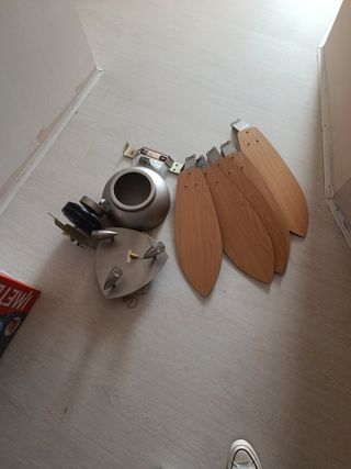 lampadario con ventilatore