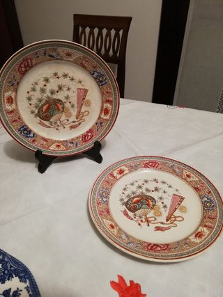 Coppia piatti antichi olandesi