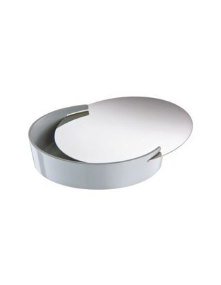 Porta sapone in abs e acciaio