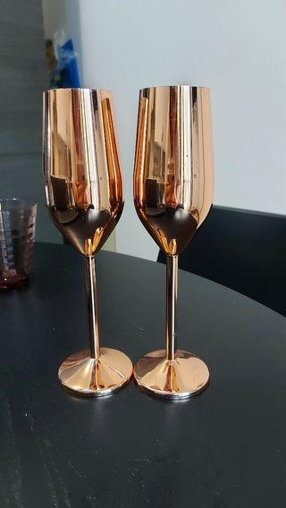 Calici da vino in acciao