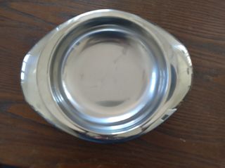 Vassoio o piatto da portata in acciaio