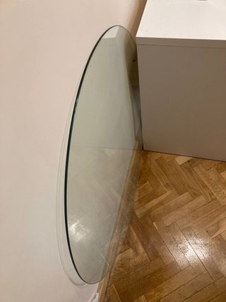 Vidrio circular de gran tamaño