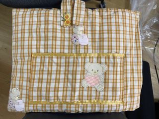 Copri forno in tessuto giallo