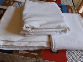 Lenzuola cotone e canapa vintage