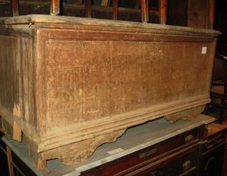 Cassapanca da restaurare