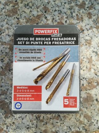 set di punte per fresatrice