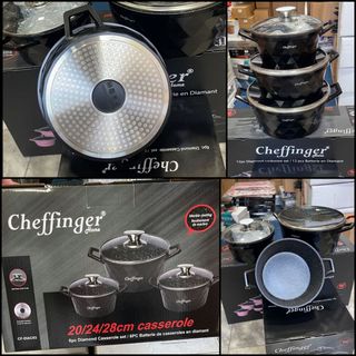 Tris casseruola pietra lavica e induzione €60