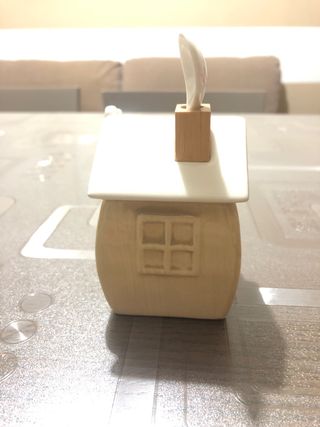 Zuccheriera motivo casetta ceramica