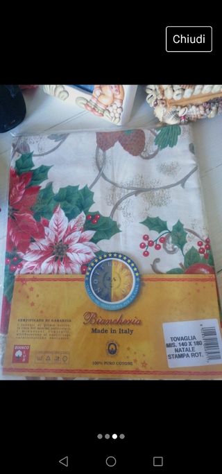Tovaglia bianco lub