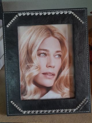 Cornice foto in pelle enrico coveri