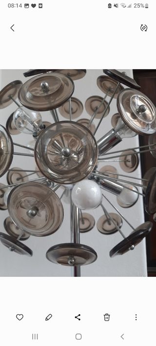 Lampada modernista Sputnik di Vistosi