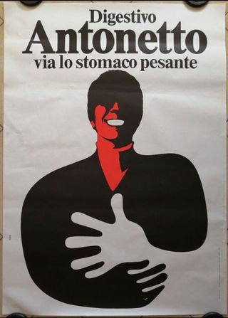 Poster Digestivo Antonetto Armando Testa Originale