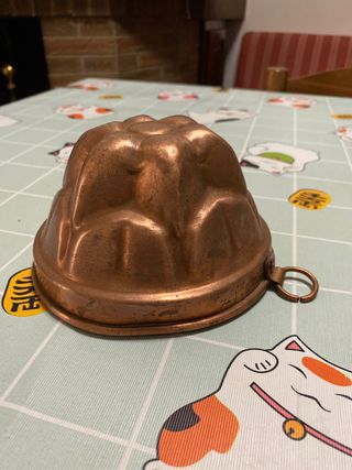 stampo budino in rame