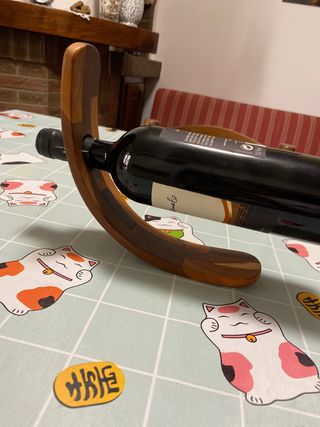 portabottiglie in legno