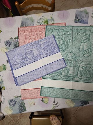 Strofinacci cucina da ricamare