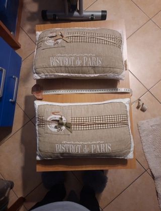 Due cuscini arredo shabby