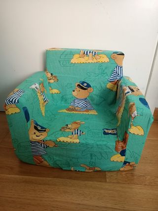 Poltroncina in gommapiuma sfoderabile