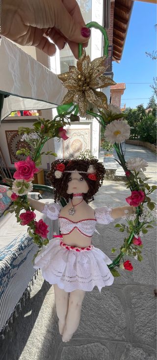 bambolina fatta a mano