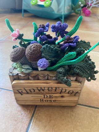 vasetto fiori fatto a mano