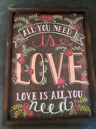 quadretto d’arredo love