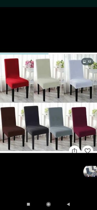 Set 6 Coprisedia in Microfibra Elasticizzata