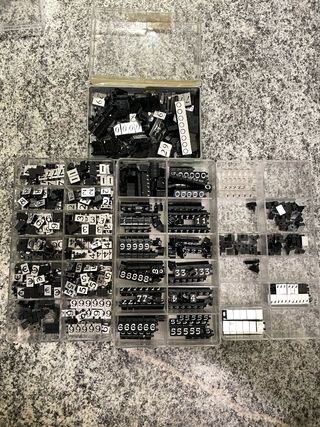 4 scatole prezzi componibili negozio