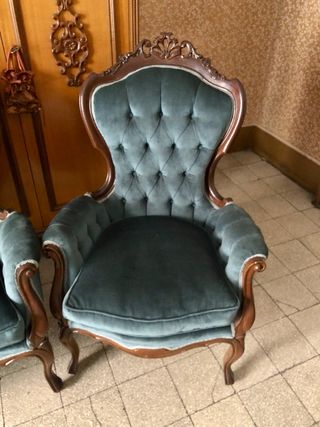 Divano e poltrone stile barocco