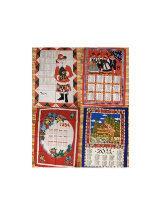 Asciugapiatti calendario vari anni