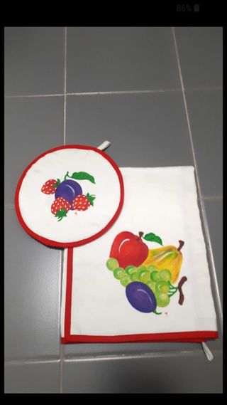 Set canovaccio +presina dipinti