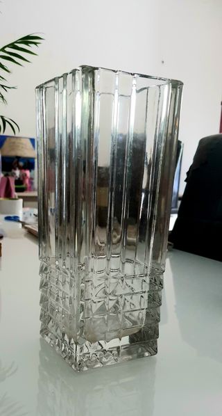 Vaso in vetro di 22cm