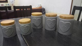 Set 3 + 2 barattoli cucina