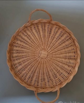 Set vassoi vimini Rotondo