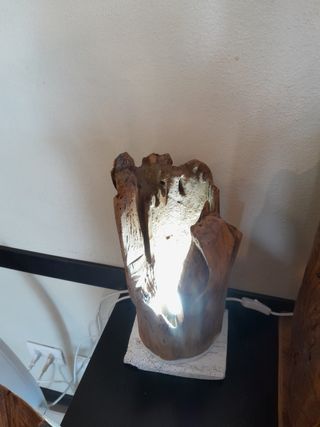 Lampada legno