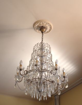 lampadario di cristallo
