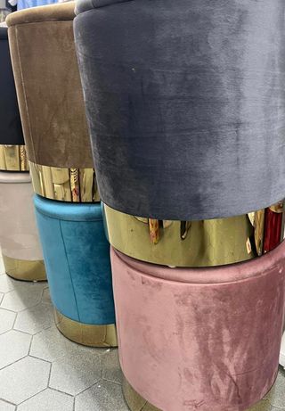 Coppia pouf contenitori