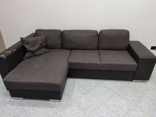 Divano letto 3 posti più penisola