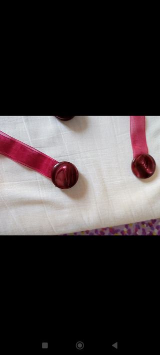 Calamite per tende bordeaux