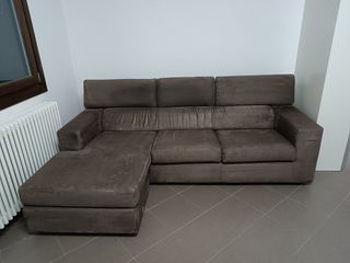 Divano 3 Posti con Chaise Longue, Poltronesofà