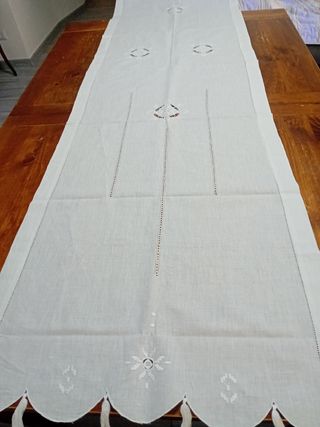 Telo tendina punto antico tutta a mano