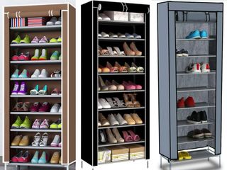 Scarpiera da 9 piani con fodera antipovere. Dispon