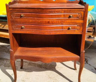 comodino vintage legno usato