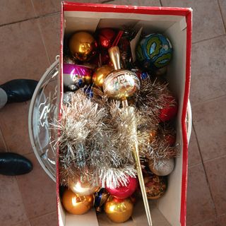 Set palle di Natale in vetroresina