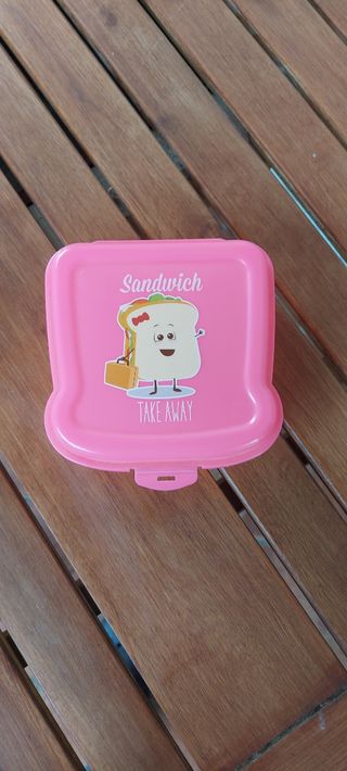 Porta Sandwich rosa