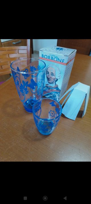 Duo Bicchieri grande e piccolo Borbone