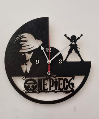 Orologio da parete in legno One Piece
