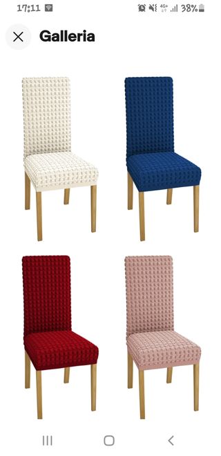 Set 6 coprisedia vari colori